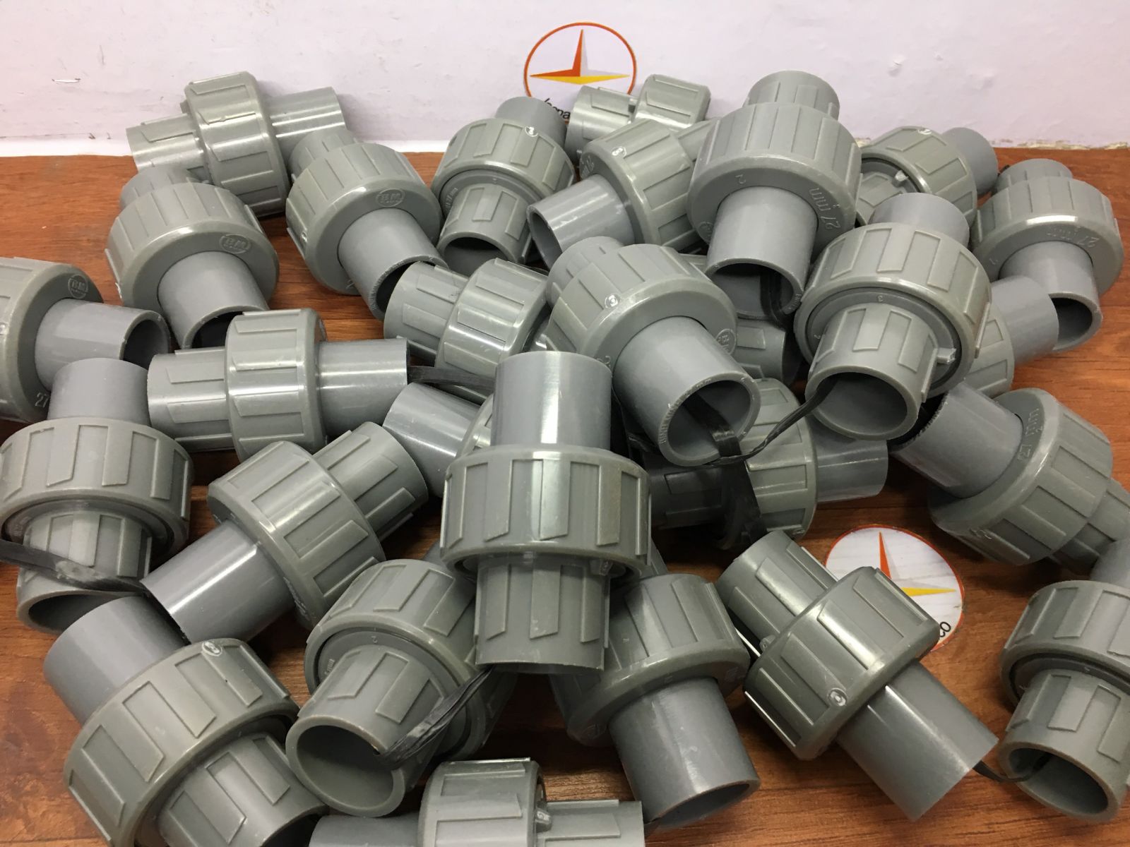 Rắc co 27 nhựa PVC Bình Minh, khớp nối sống 27 - RC27